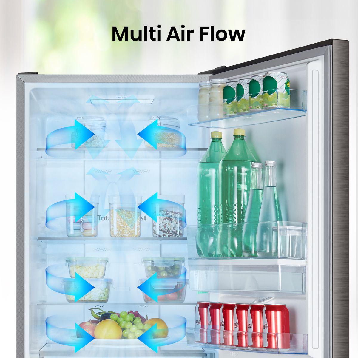 Hisense 298L Bottom Freezer Fridge with Water Dispenser-Titanium Inox – Charter Home & Office